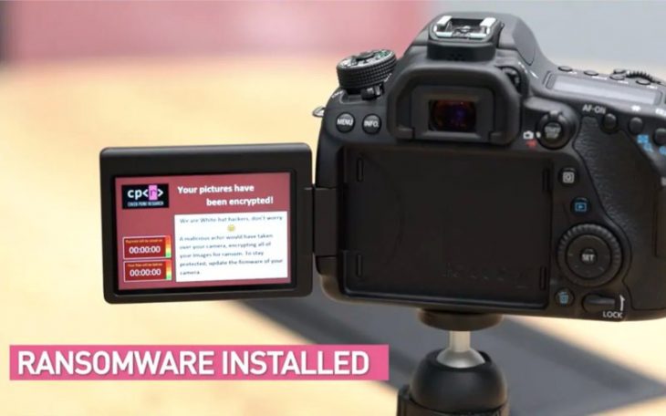 Peste 30 aparate foto Canon sunt vulnerabile la atacurile ransomware